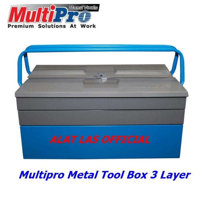 Jual MULTIPRO TOOL BOX METAL / BESI JUMBO 3 LAYER DFGDF6546C | Shopee ...