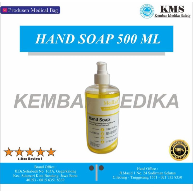 Jual Hand soap cuci tangan Medlab 500 ml | Shopee Indonesia