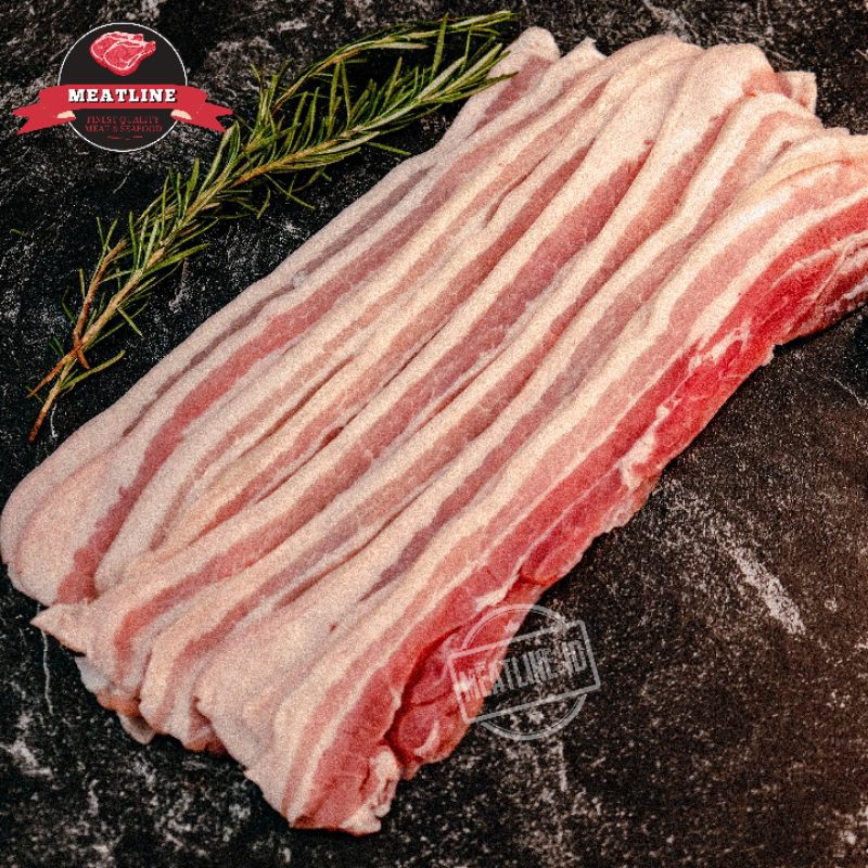 Jual Pork Belly Sliced Skin On / Daging Babi Slice | Shopee Indonesia