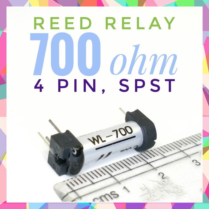Jual Reed Relay 700ohm 4pin SPST jalan di 5VDC | Shopee Indonesia