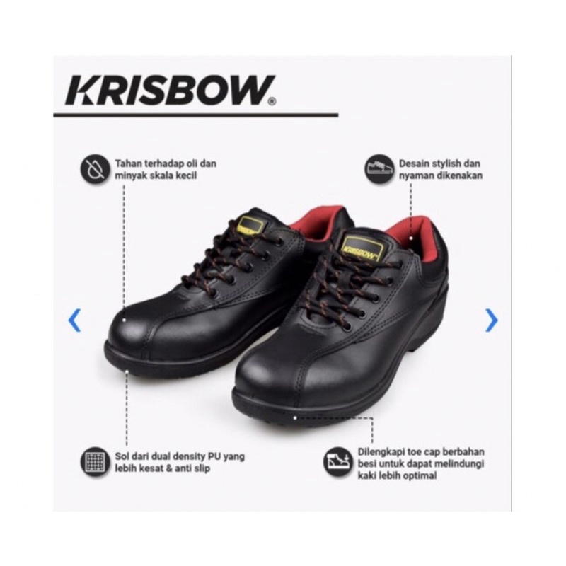 Jual safety shoes / KRISBOW ATHENA/ sepatu kitchen anti slip /unisex ...