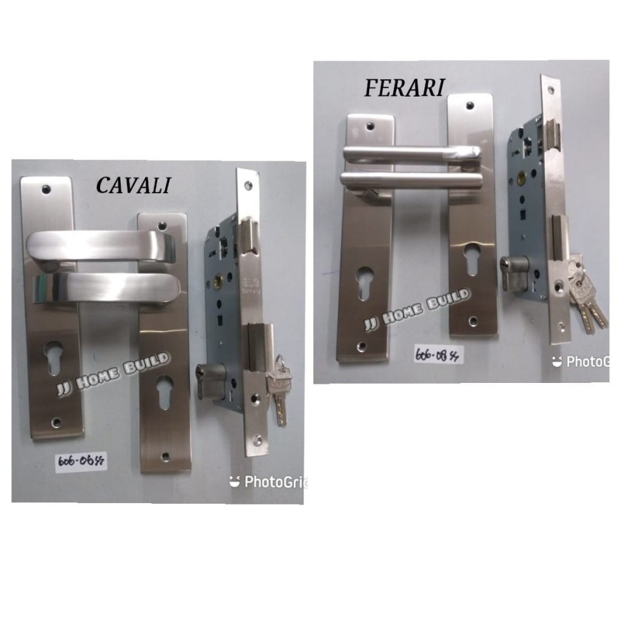 Jual Handle Pintu Besar/Gagang Pintu/Kunci Pintu (Paket Lengkap ...