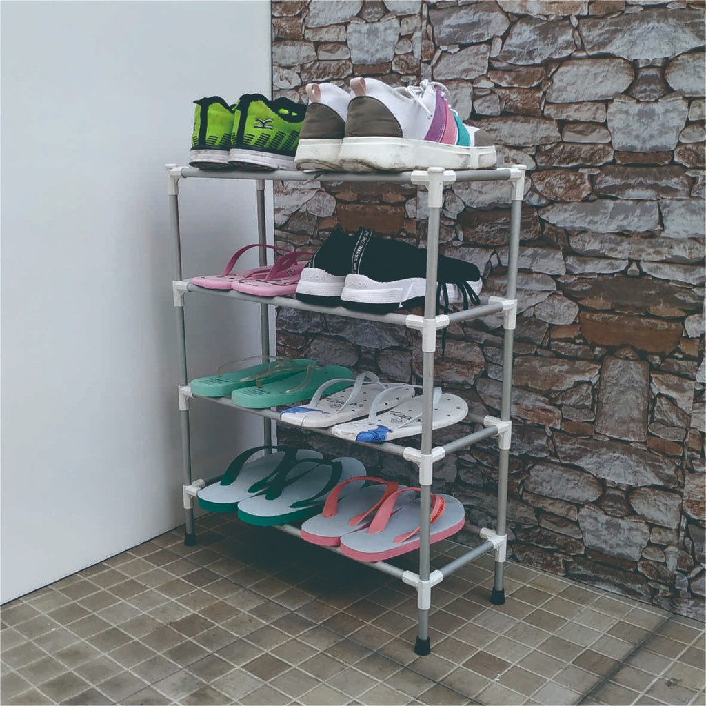 Jual RSC 004 RAK SEPATU ALUMINIUM / LEMARI SEPATU ALUMINIUM / SHOES ...