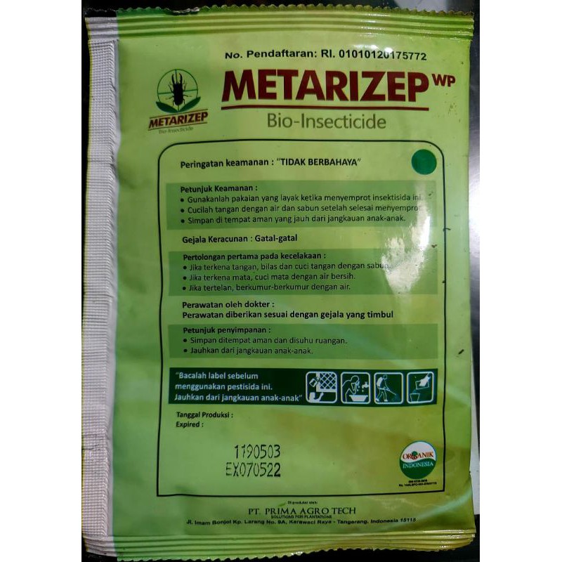 Jual Metarizep bio insektisida 50 gr | Shopee Indonesia