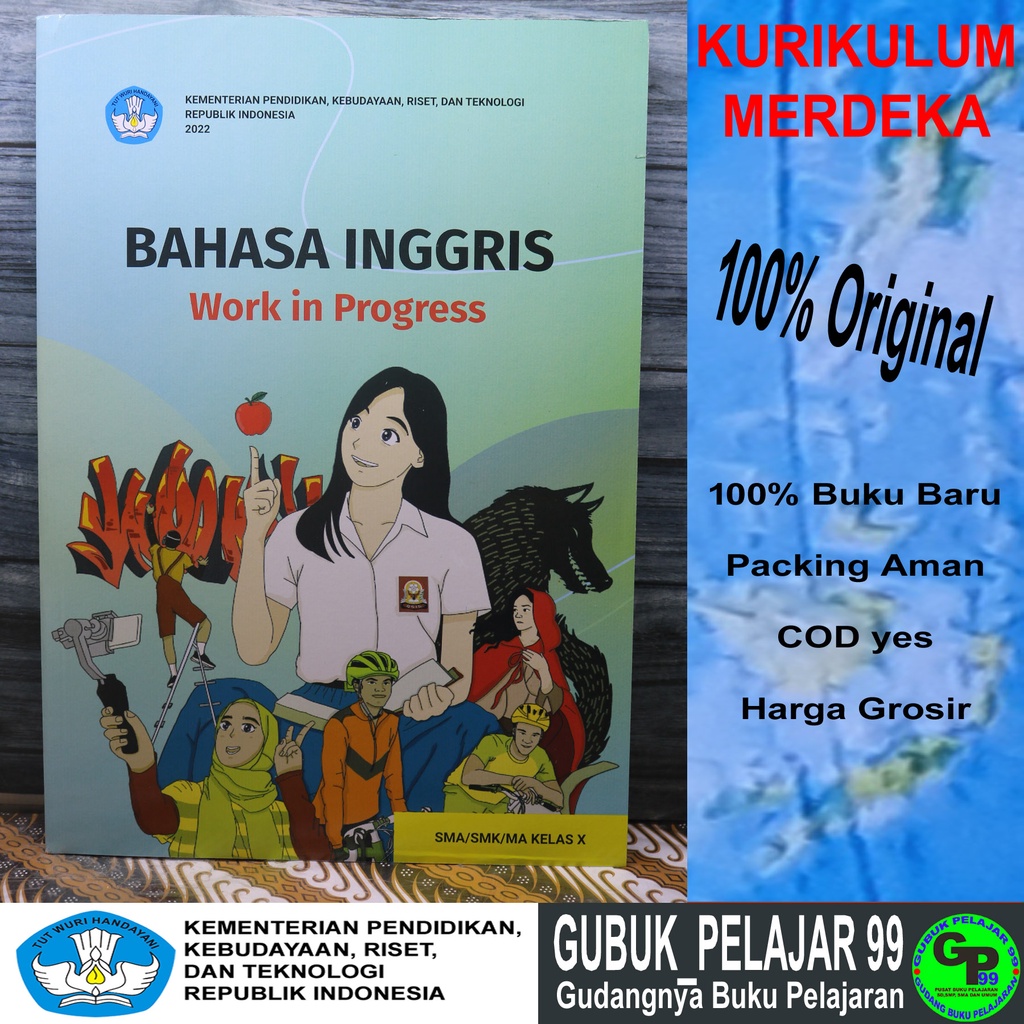 Jual Buku Paket Siswa Bahasa Inggris WORK IN PROGRESS Untuk Kelas 10 ...