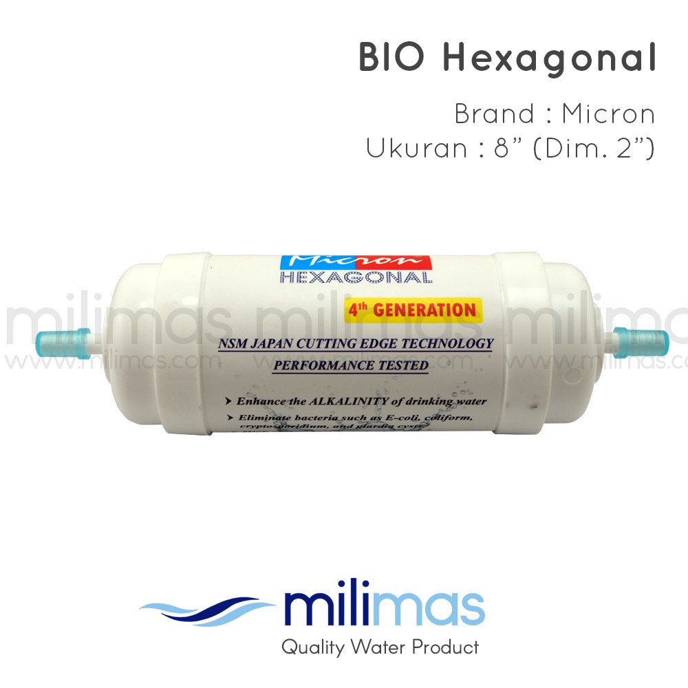 Jual MICRON - BIO HEXAGONAL CARTRIDGE FILTER | Shopee Indonesia