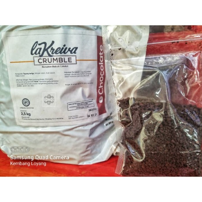 Jual La Kreiva Chocolate Crumble Fine 1kg | Shopee Indonesia