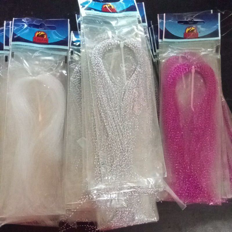 Jual Benang Sutra/Benang Kilat Merah/putih/ungu/purple/perak/campur ...