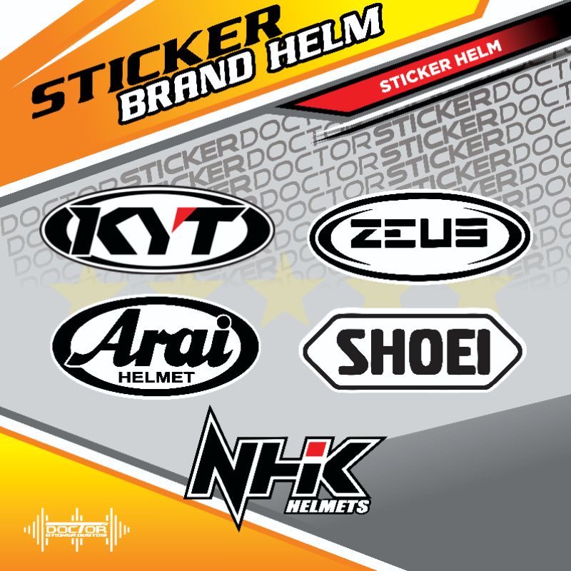 Jual Sticker stiker cutting logo helm | Shopee Indonesia