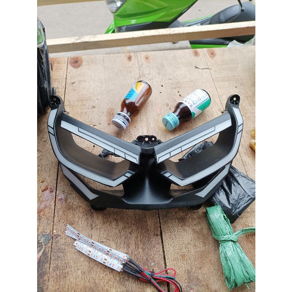 Jual alis nmax new frame nmax costume lazzy running rgb remote | Shopee ...