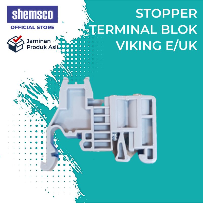 Jual STOPPER UK Terminal Blok Din Rail Shemsco Block Viking EUK | Shopee Indonesia