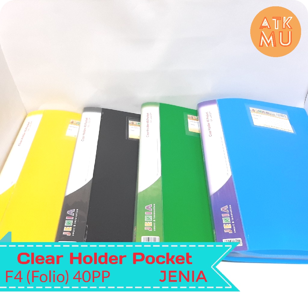 Jual Clear Holder PP Pocket F4 (Folio) JENIA | Shopee Indonesia