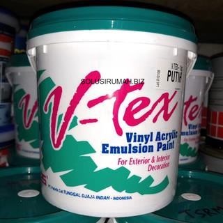 Jual PAIL 20Kg Cat Tembok Vtex PUTIH VTEK PARAGON BRAND WHITE 20 KG V ...