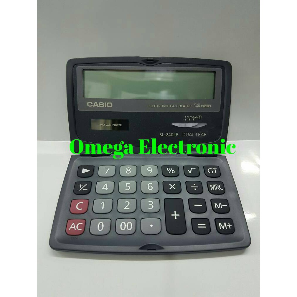 Jual Casio Calculator SL-240LB - Kalkulator Saku Pocket SL 240 LB Dual ...