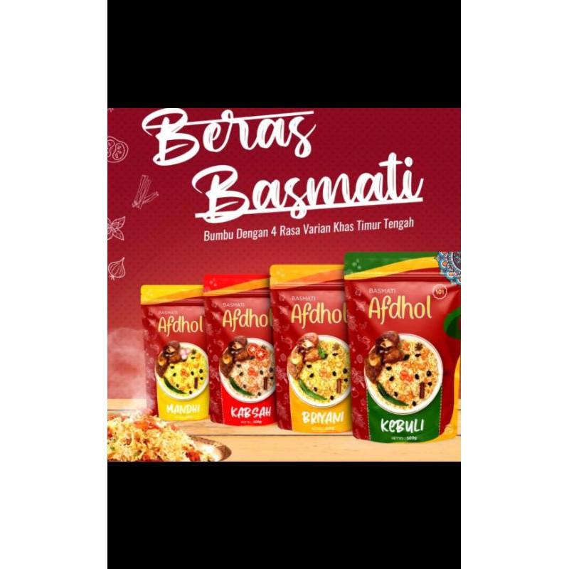 Jual basmati instan afdhol 500g | Shopee Indonesia