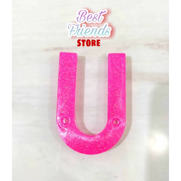 Jual Nomor Rumah aesthetic & Huruf Timbul Glitter Pink | Shopee Indonesia