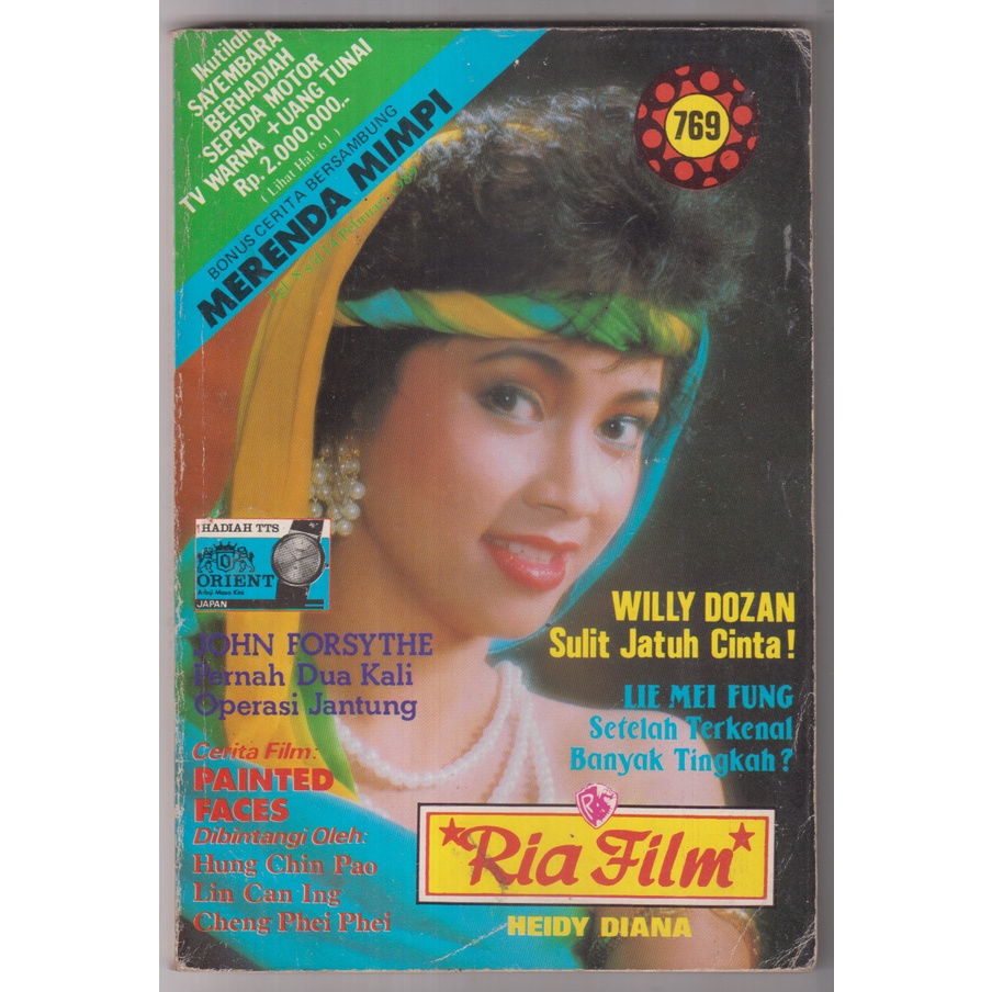 Jual MAJALAH RIA FILM NO. 769 HEIDY DIANA | Shopee Indonesia