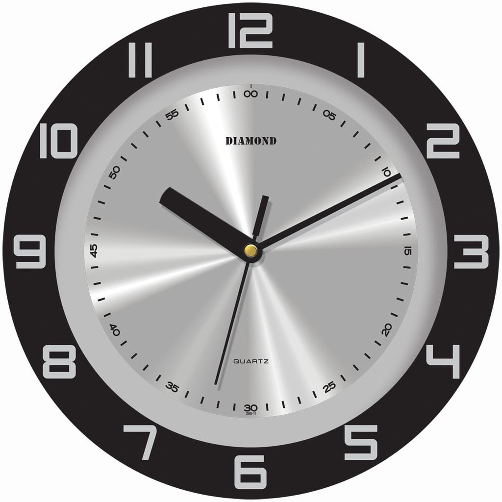 Jual Jam Dinding Diamond 202T - Hitam | Shopee Indonesia