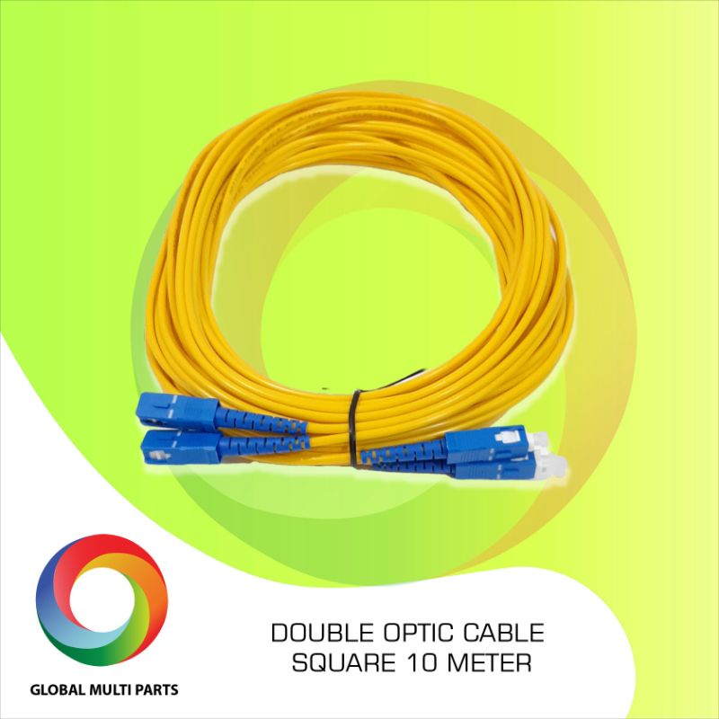 Jual optic cable double square 10meter - kabel optik double kotak ...