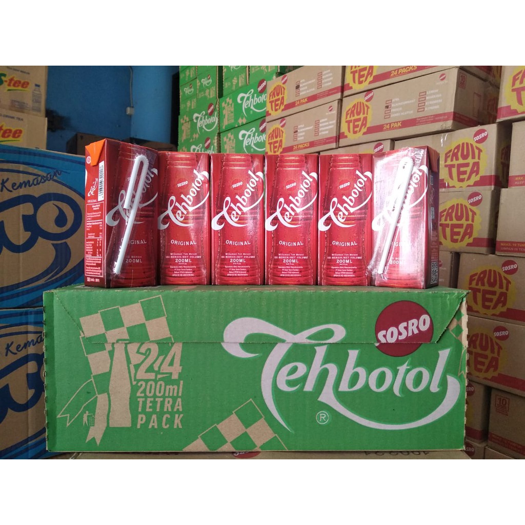 Jual Teh Botol Kotak 200 Ml | Shopee Indonesia