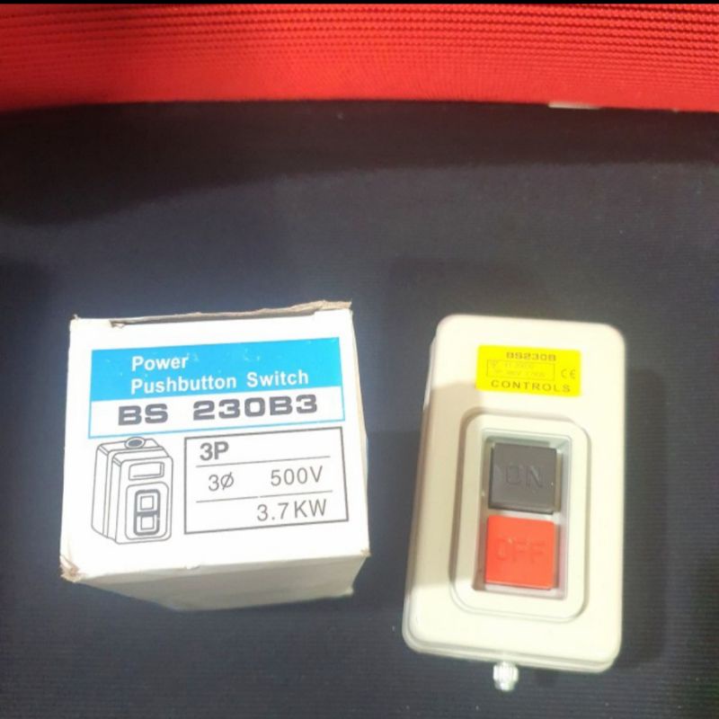 Jual Power Push Button ON OFF 15A atau 30A Body Besi | Shopee Indonesia