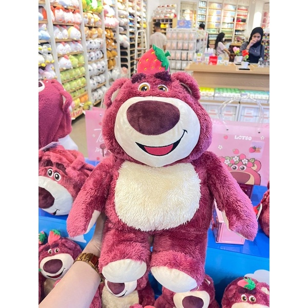 Jual Boneka Lotso 35cm Wangi Strawberry Lotso Collection Miniso READY ...
