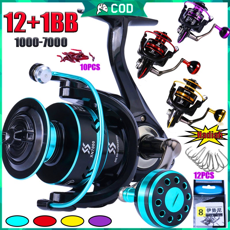 Jual Sougayilang Reel Pancing 2000-5000 Series Spinning Fishing Reel 12 ...