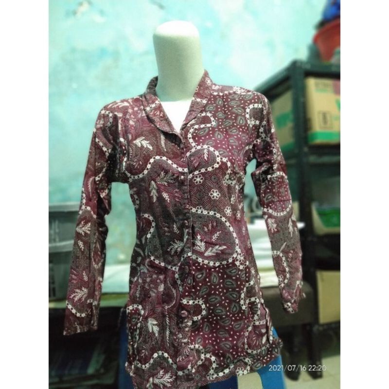 Jual Preloved Baju Batik Maroon | Shopee Indonesia