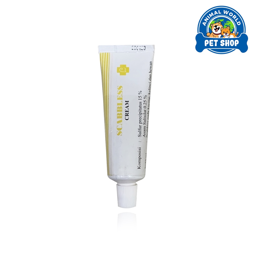 Jual Obat Scabies Hewan SCABBLESS Cream 50ml | Shopee Indonesia