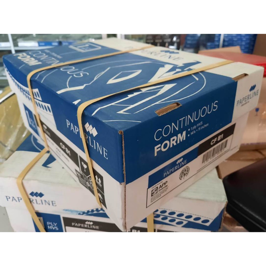 Jual Kertas Cetak PAPERLINE Continuous Form B1 Putih Kertas Komputer ...
