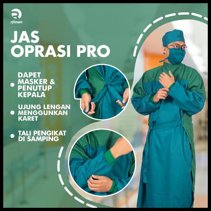 Jual Jas Operasi / Jas Operasi Pro / Jubah Operasi | Shopee Indonesia