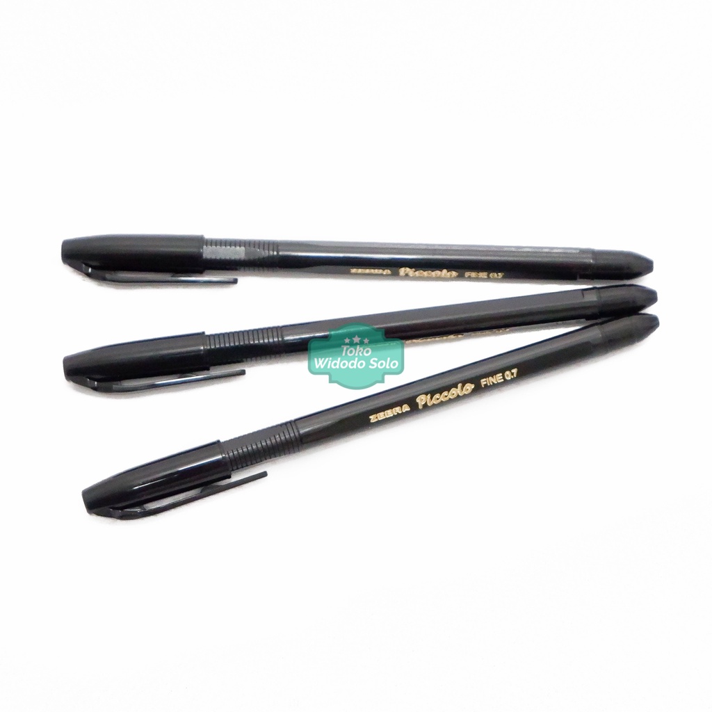 Jual 1 BUAH Pulpen Zebra Piccolo 0,5mm Hitam Bolpoin Ballpoint Tinta ...