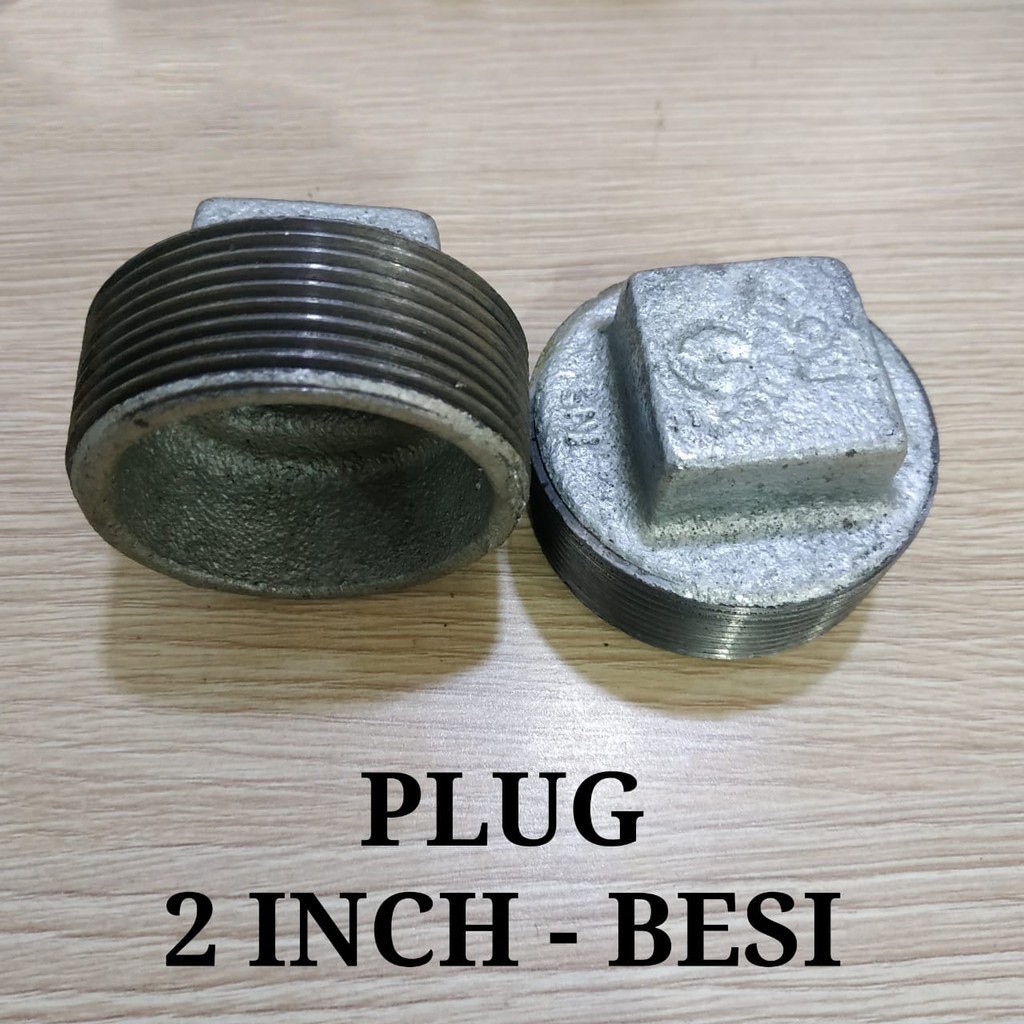 Jual TUTUP SAMBUNGAN PIPA - PLUG - 2 INCH - BESI | Shopee Indonesia