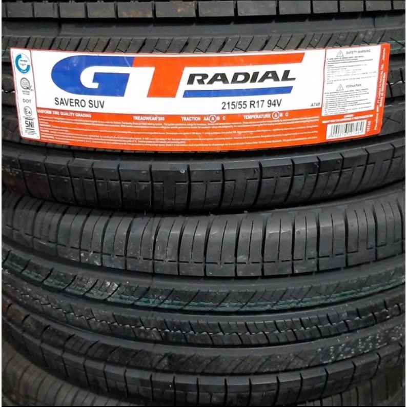 Jual Ban GT Savero SUV 215/55/R17 Honda HRV Camry | Shopee Indonesia