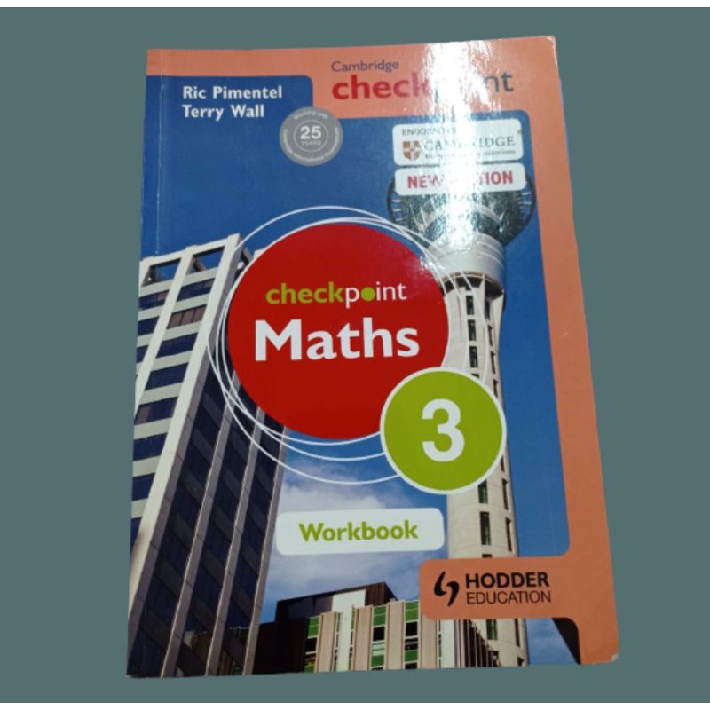 Jual Cambridge Checkpoint Maths 3 workbook new edition (preloved ...