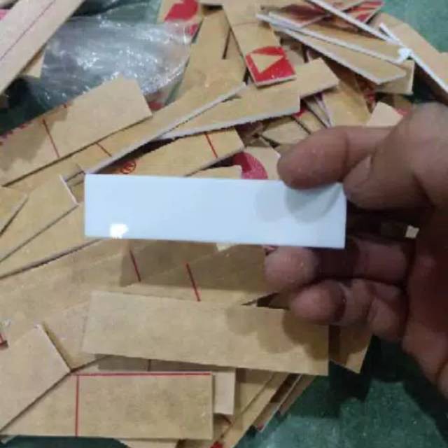 Jual Acrylic Akrilik Ukuran 2 x 8cm name tag papan nama Bahan Name Tag ...