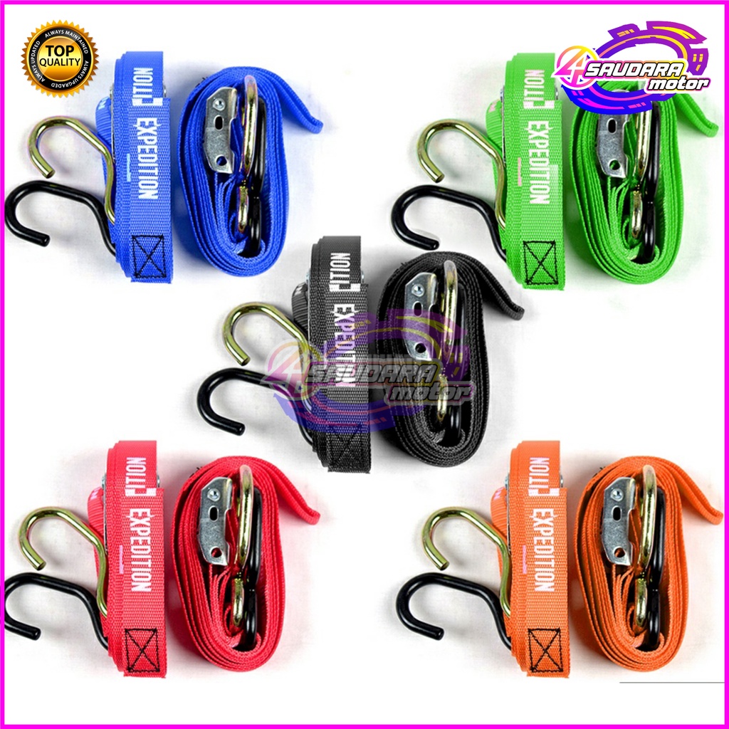 Jual Tali Tie Down Cross Expedition Universal Tiedown Pengikat Motor ...