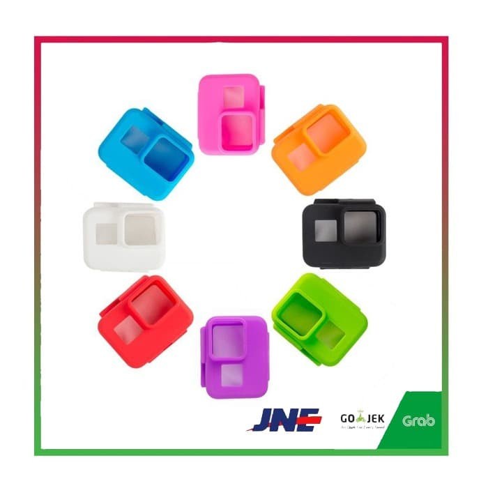Jual Silicone Frame Case Cover For Gopro Hero 5 6 7 Black | Shopee ...