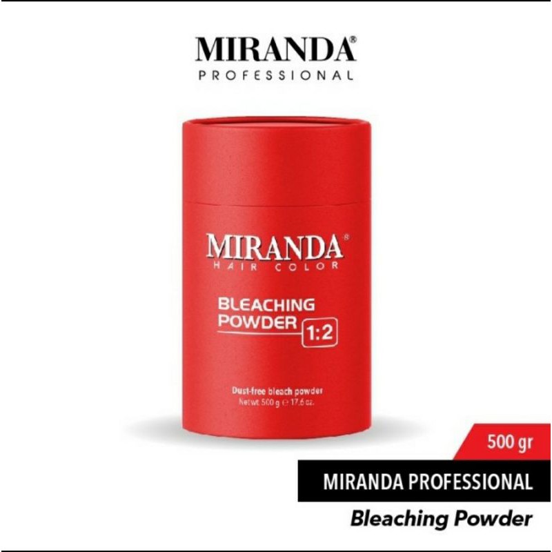 Jual MIRANDA HAIR COLOR BLEACHING POWDER 500G | Shopee Indonesia