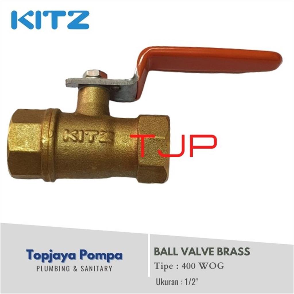 Jual BALL VALVE BRASS KITZ 1/2" 400 WOG Original | Shopee Indonesia