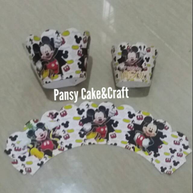 Jual Cupcake wrapper Mickey Mouse | Shopee Indonesia