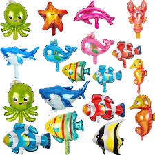 Jual BALON FOIL IKAN LAUT MINI / BALON IKAN / BALON LAUT / SEA WORLD ...