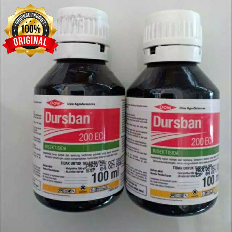 Jual DURSBAN 200 EC -100 ml | Shopee Indonesia