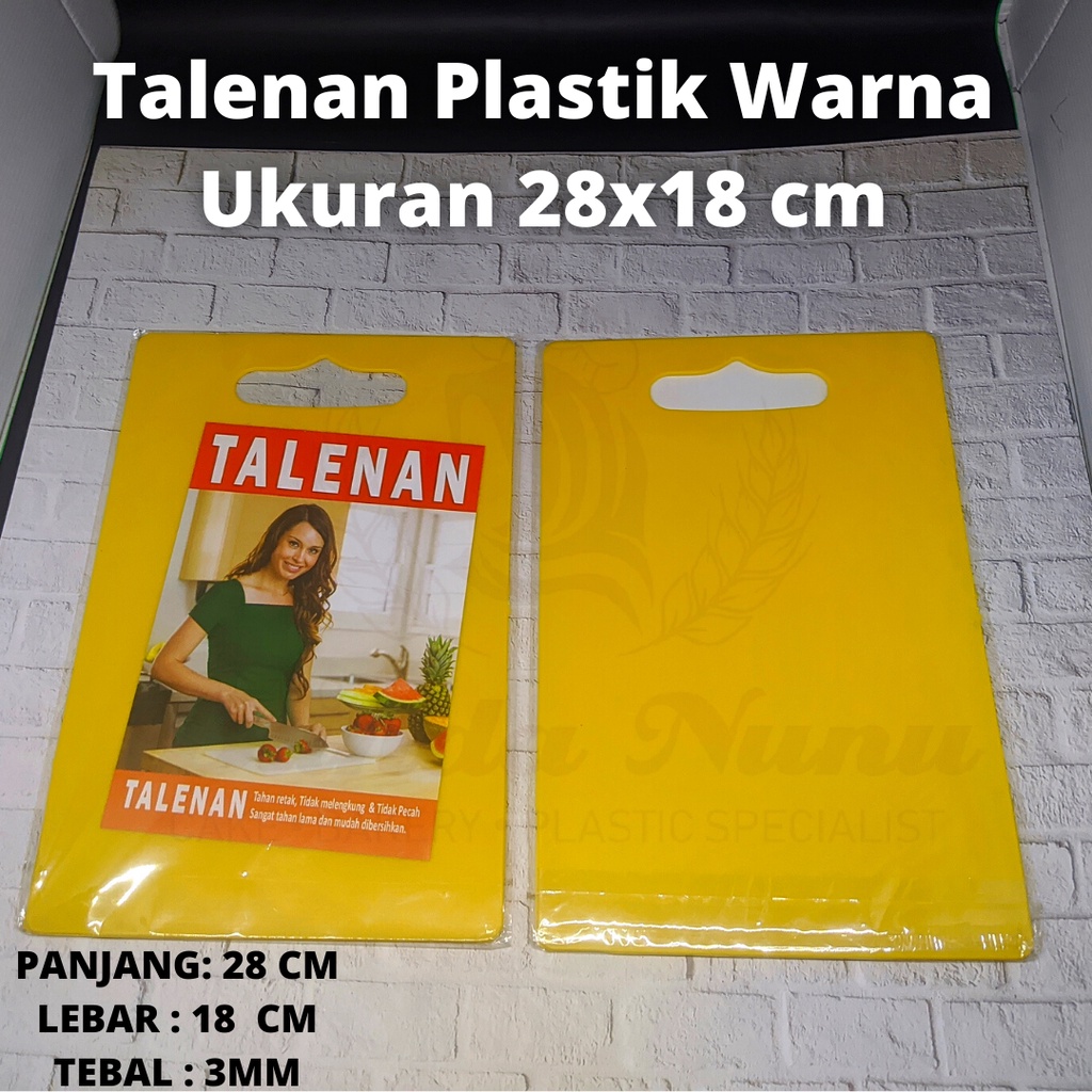 Jual Talenan Plastik Warna Ukuran 28x18 cm | Shopee Indonesia