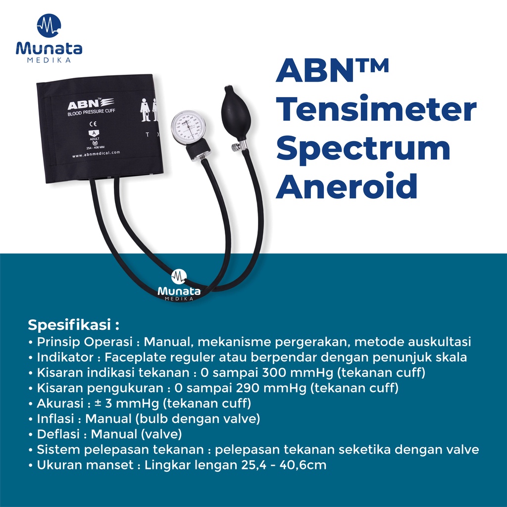 Jual Tensimeter ABN Spectrum Aneroid Atau Tensi ABN | Shopee Indonesia