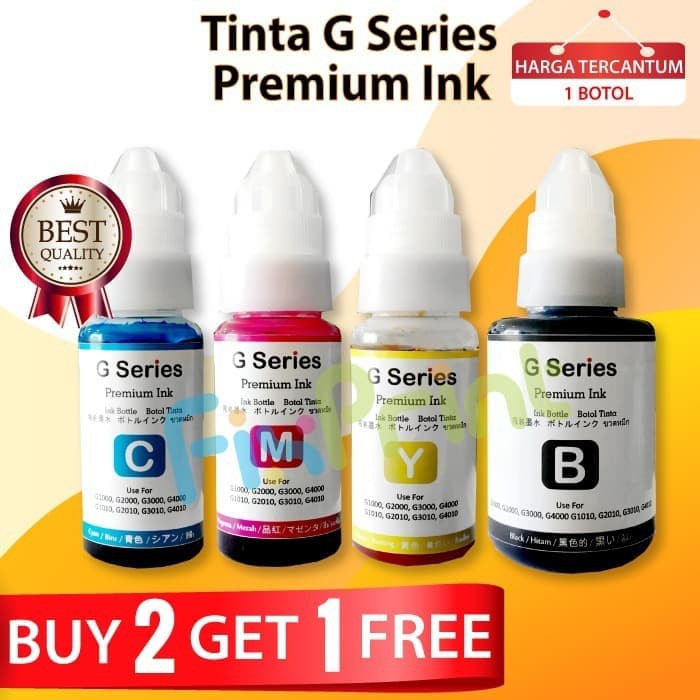 Jual Tinta G Series Canon Premium ink Magenta Printer G1000 G2000 G3000 ...