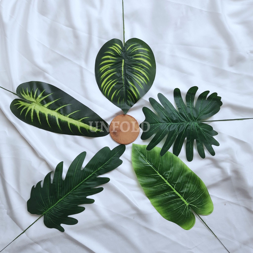 Jual Daun Plastik Semangka Gajah Talas Tanaman Hias Artificial Dekorasi ...