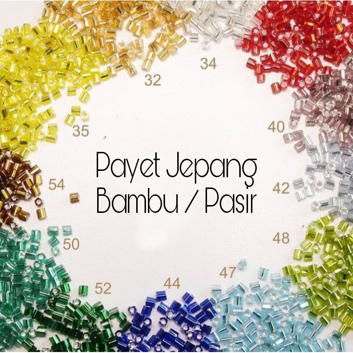 Jual 50 Gram Payet Jepang Bambu dan Pasir MGB | Shopee Indonesia