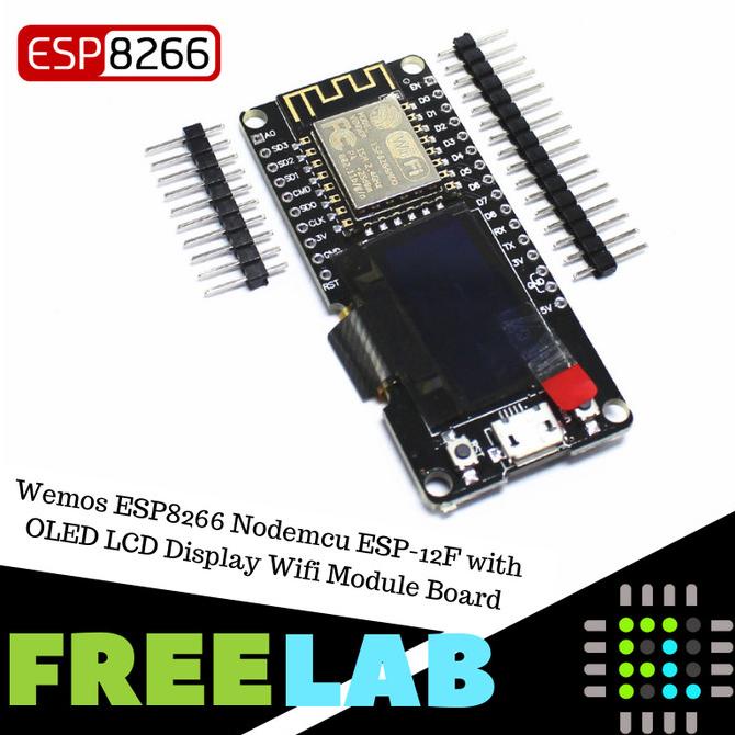 Jual Original Wemos Esp8266 Nodemcu Esp 12f With Oled Lcd Display