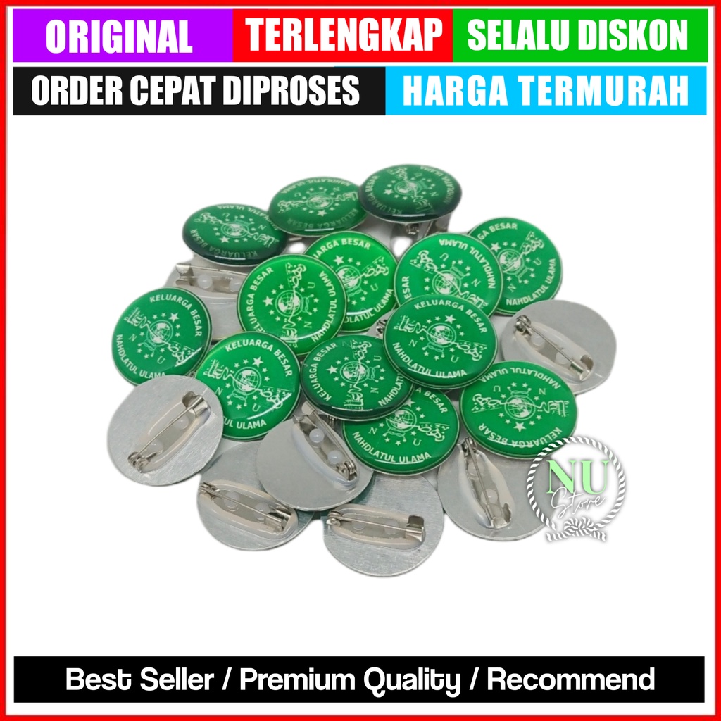 Jual Bros Keluarga Besar NU Resin / Pin Keluarga Besar NU Resin ...
